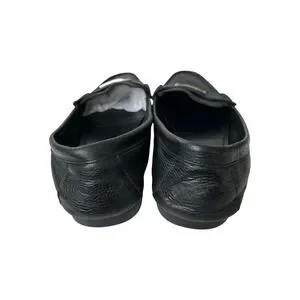 Coach | Shoes | Coach Fredrica Black Pebbled Leather Driving Loafers B ...
